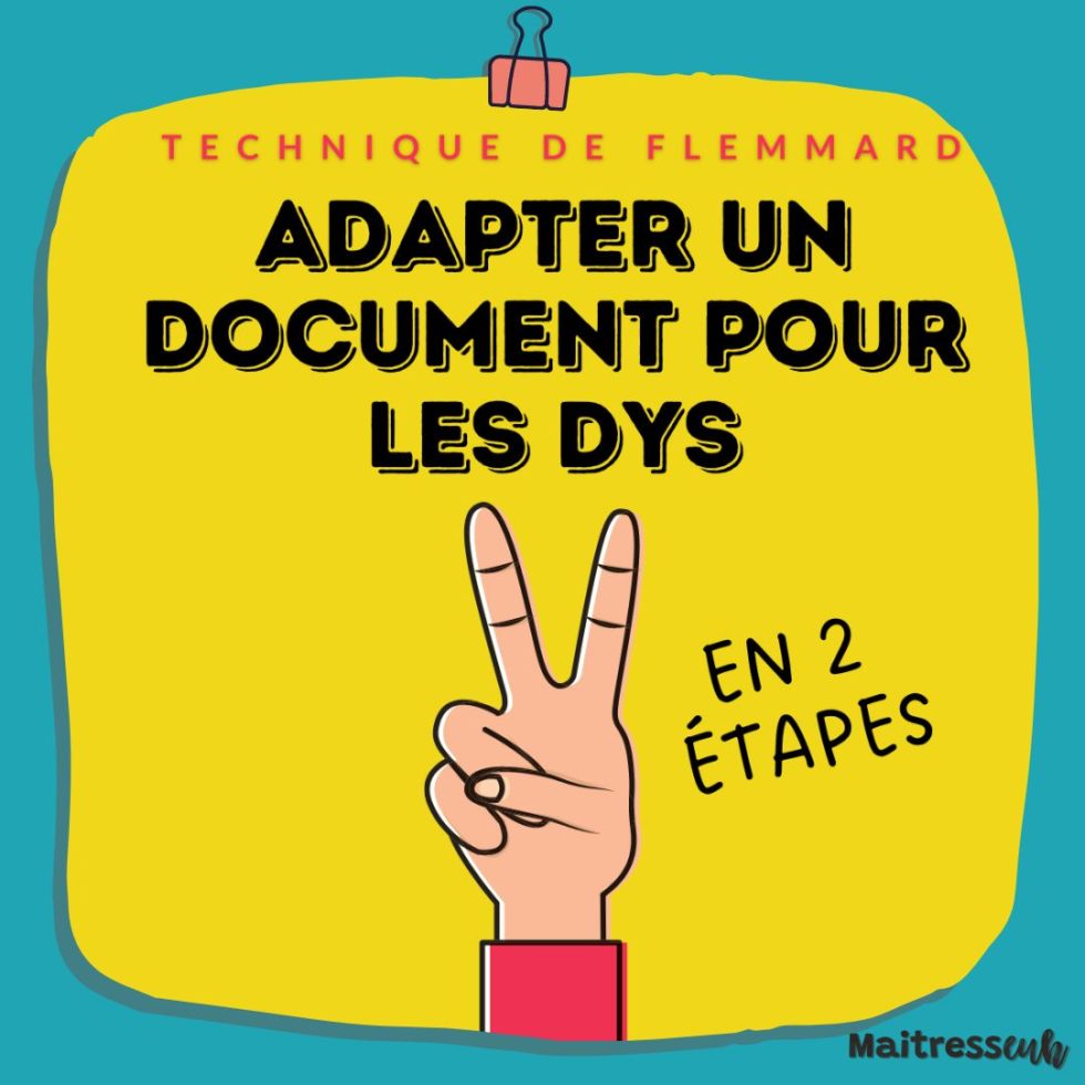 Techniques de flemmard en 2 étapes pour adapter un document pour les ...